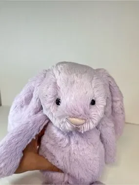 Toys | Jellycat Medium Bashful Lilac Purple Bunny Rabbit Plush Stuffed ...